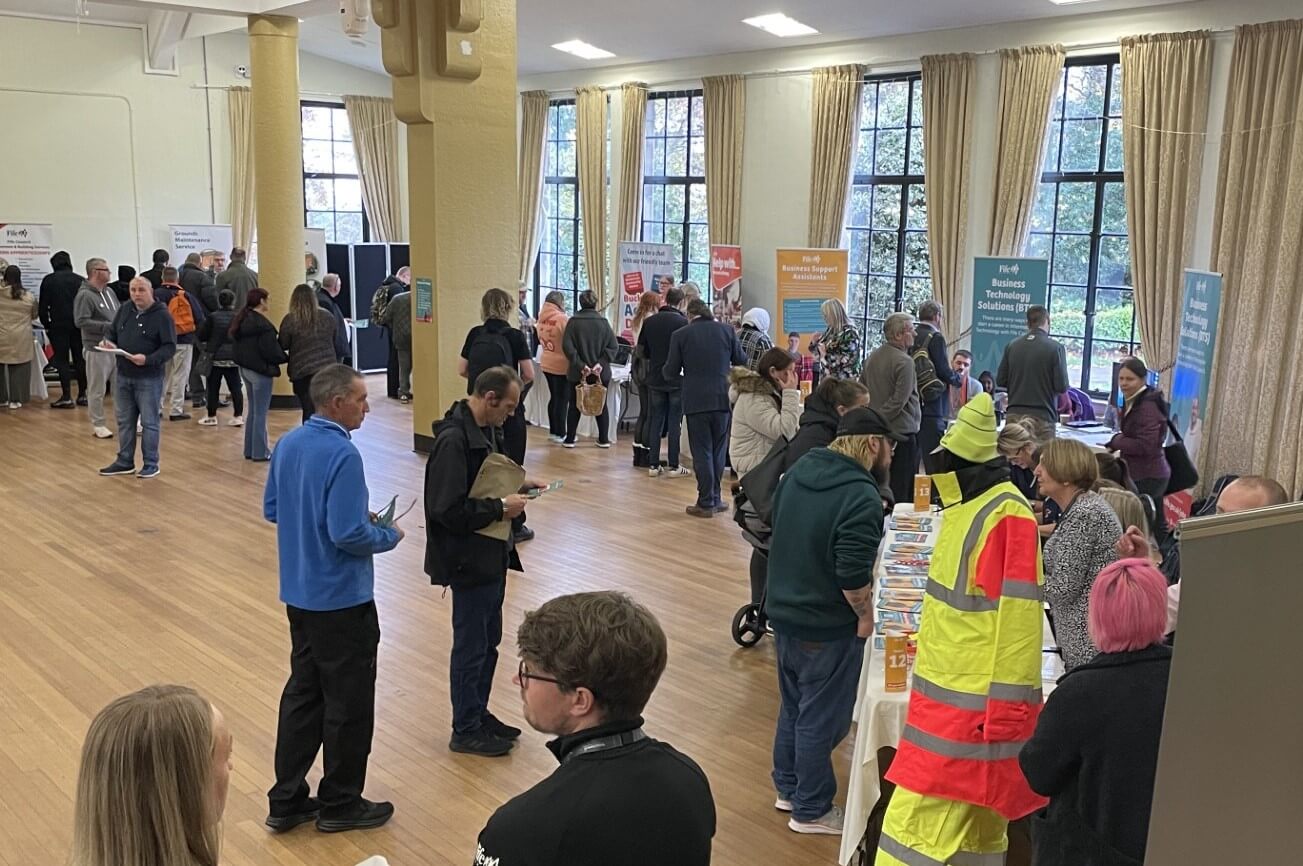 Fife Council Jobs Fair draws the crowds again | Fife Council