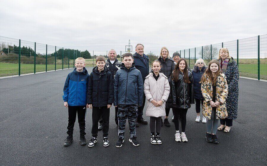 Hill of Beath Multi-Use Games Area officially opened | Fife Council